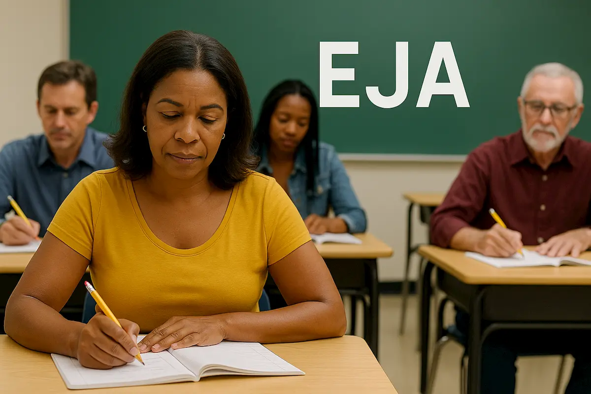 Como funciona o EJA 2025? Guia completo para jovens e adultos voltarem a estudar - Educa Mais ...